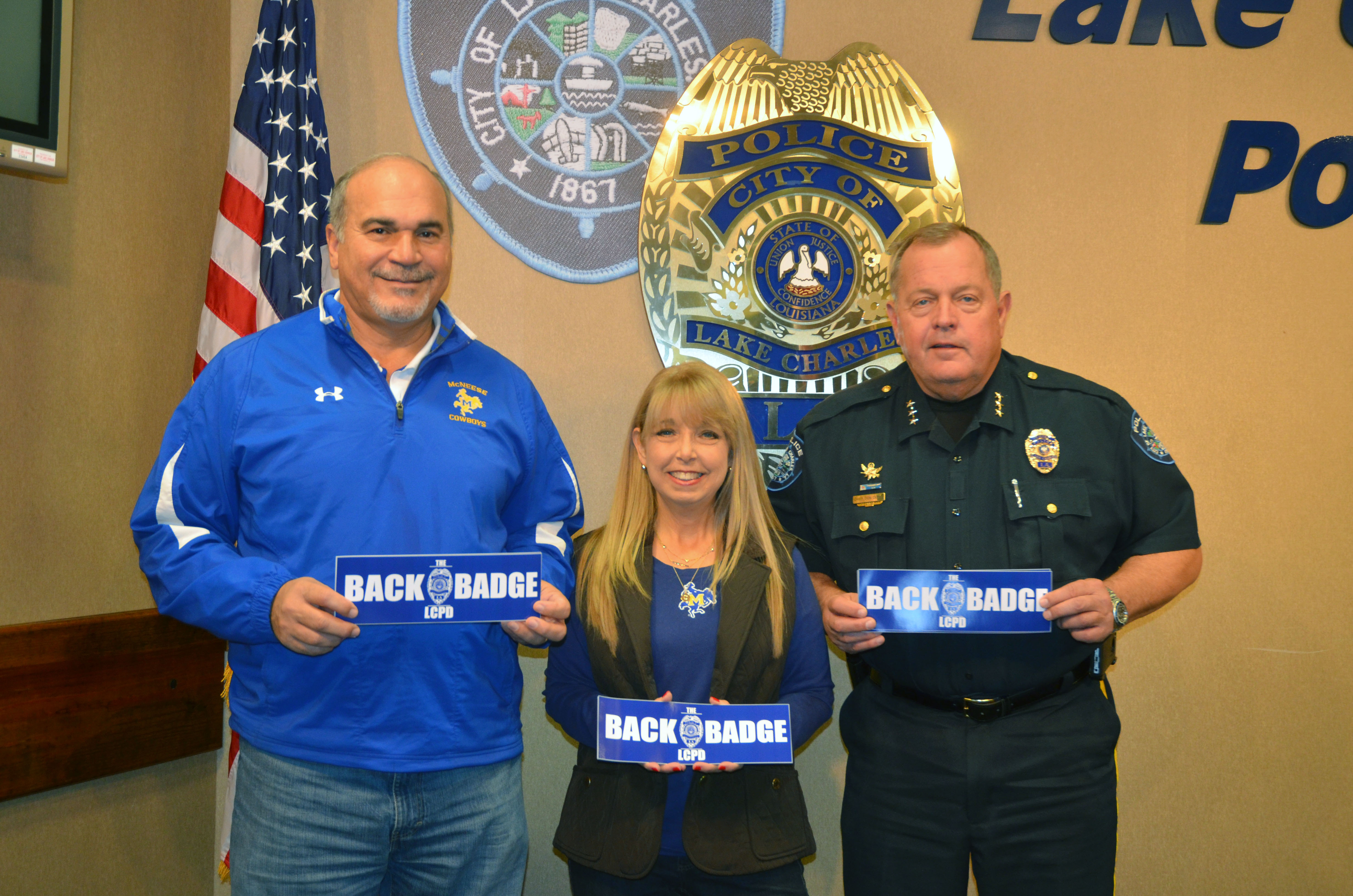 Back the LCPD Badge bumper-sticker program unveiled - Orange Leader | Orange Leader