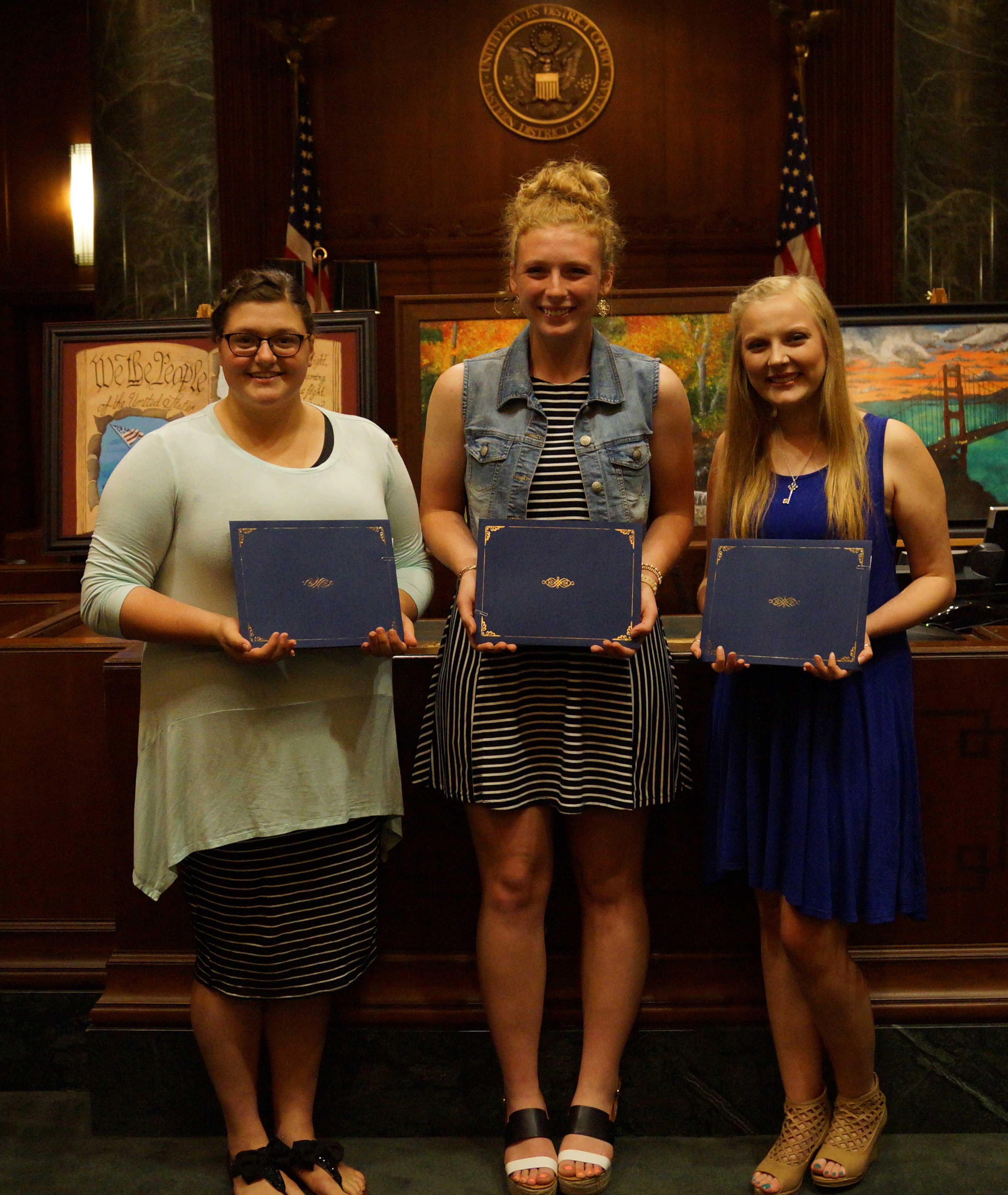 OHS Law Day Art Contest Winners - Orange Leader | Orange Leader