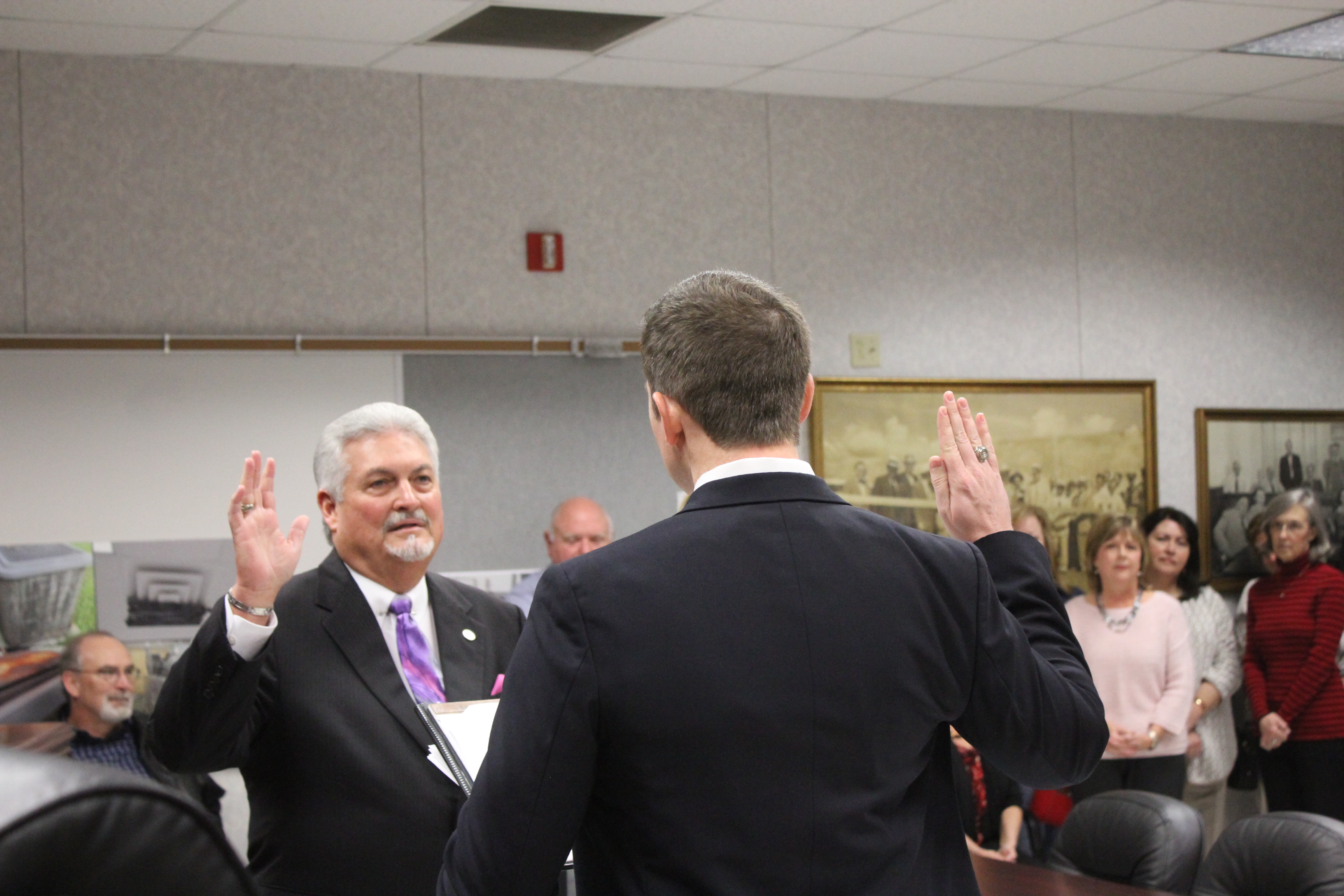 Stagner sworn in - Orange Leader | Orange Leader