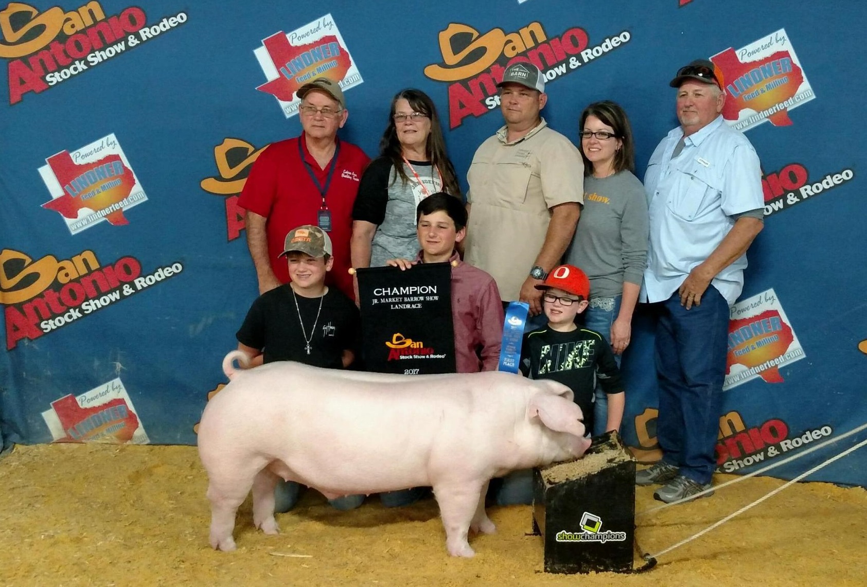 Grand Champion Landracer Pig Show | Orange Leader