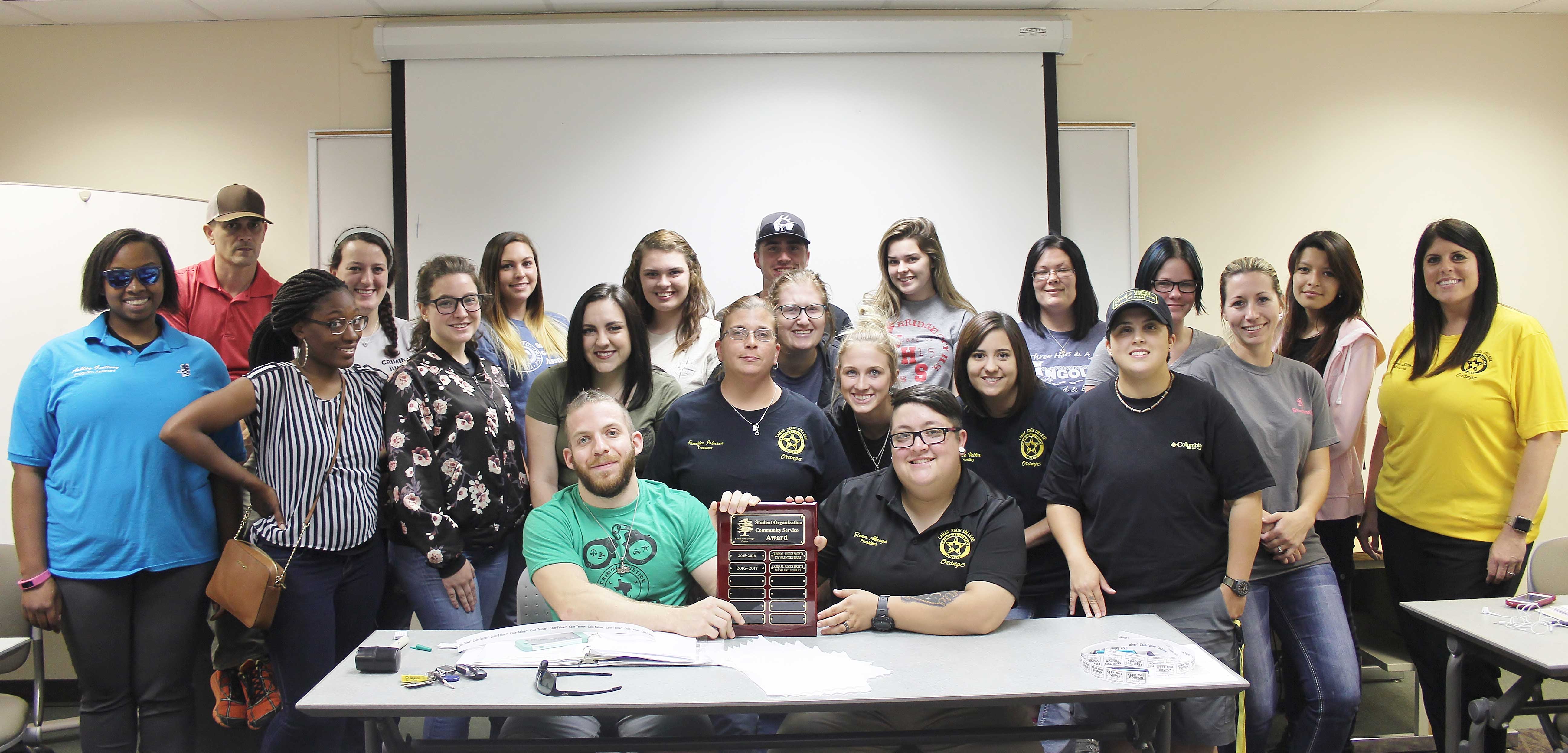 LSC-O Criminal Justice Receives Community Service Award - Orange Leader ...