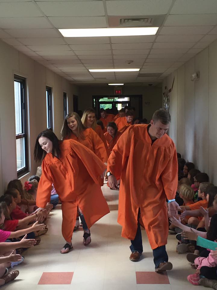 OHS 2017 Grad Walk - Orange Leader | Orange Leader