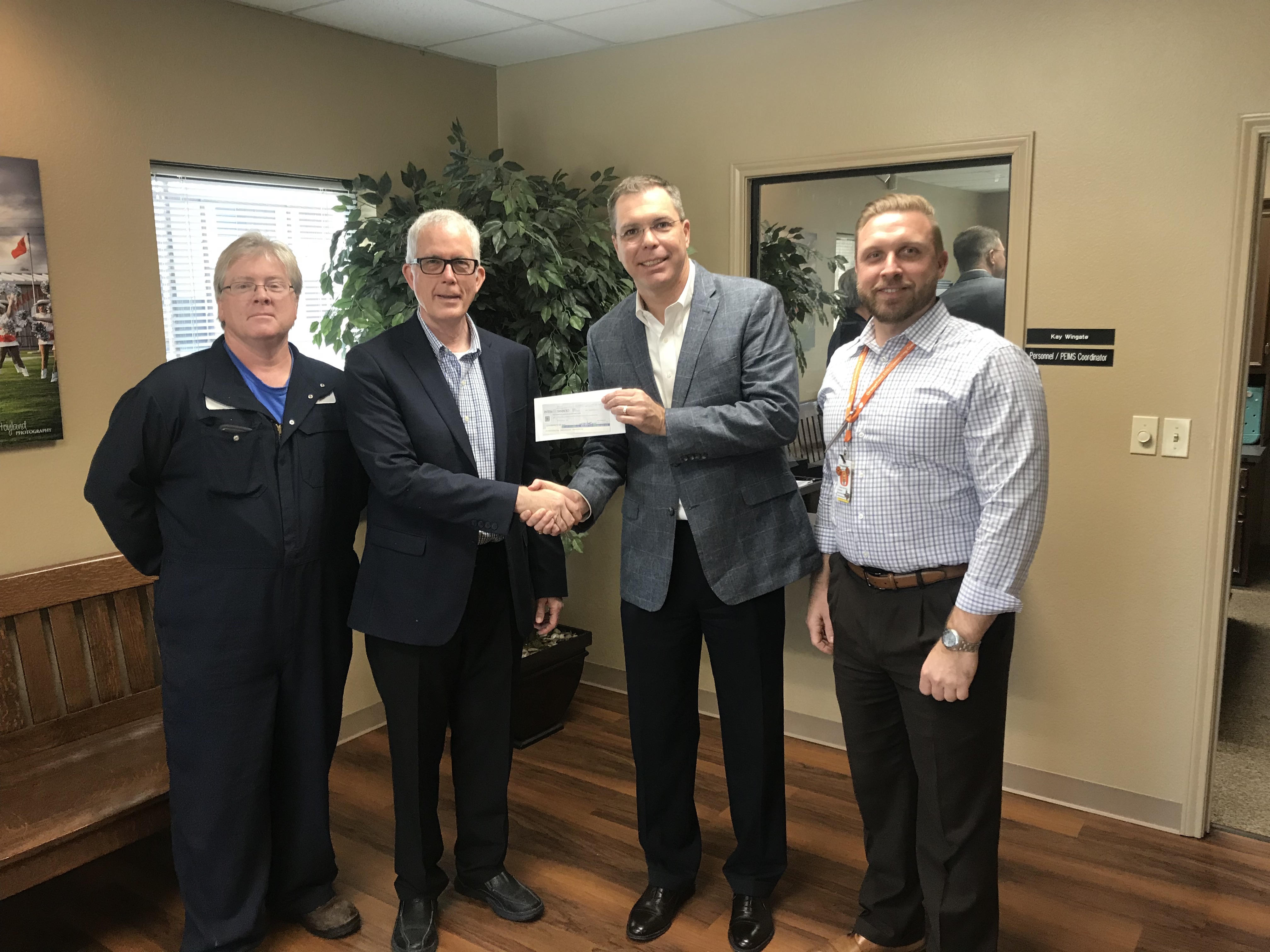 Orangefield ISD receives donation from Solvay Polymers | Orange Leader