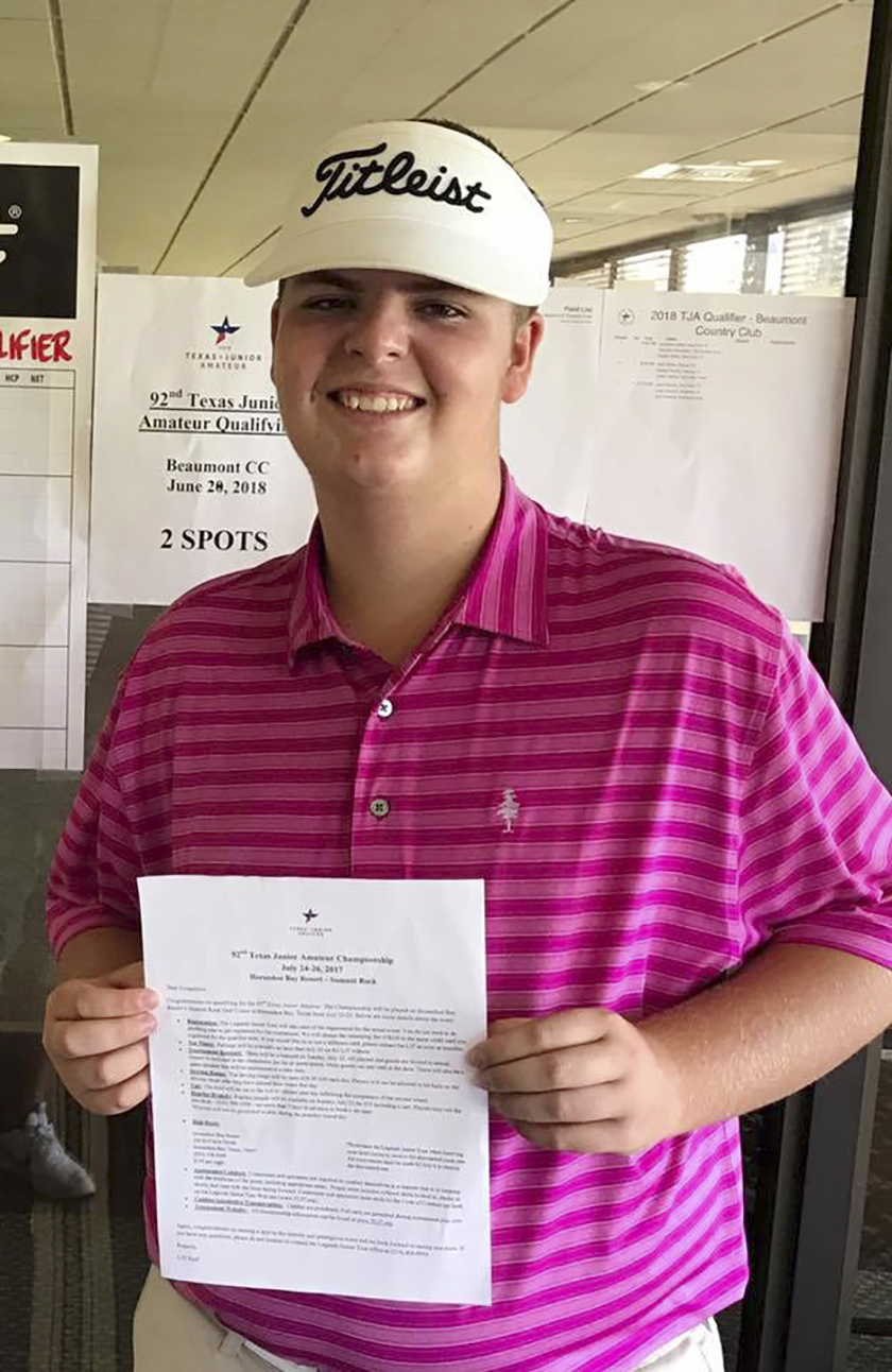 Burke qualifies for Texas Junior Am - Orange Leader | Orange Leader