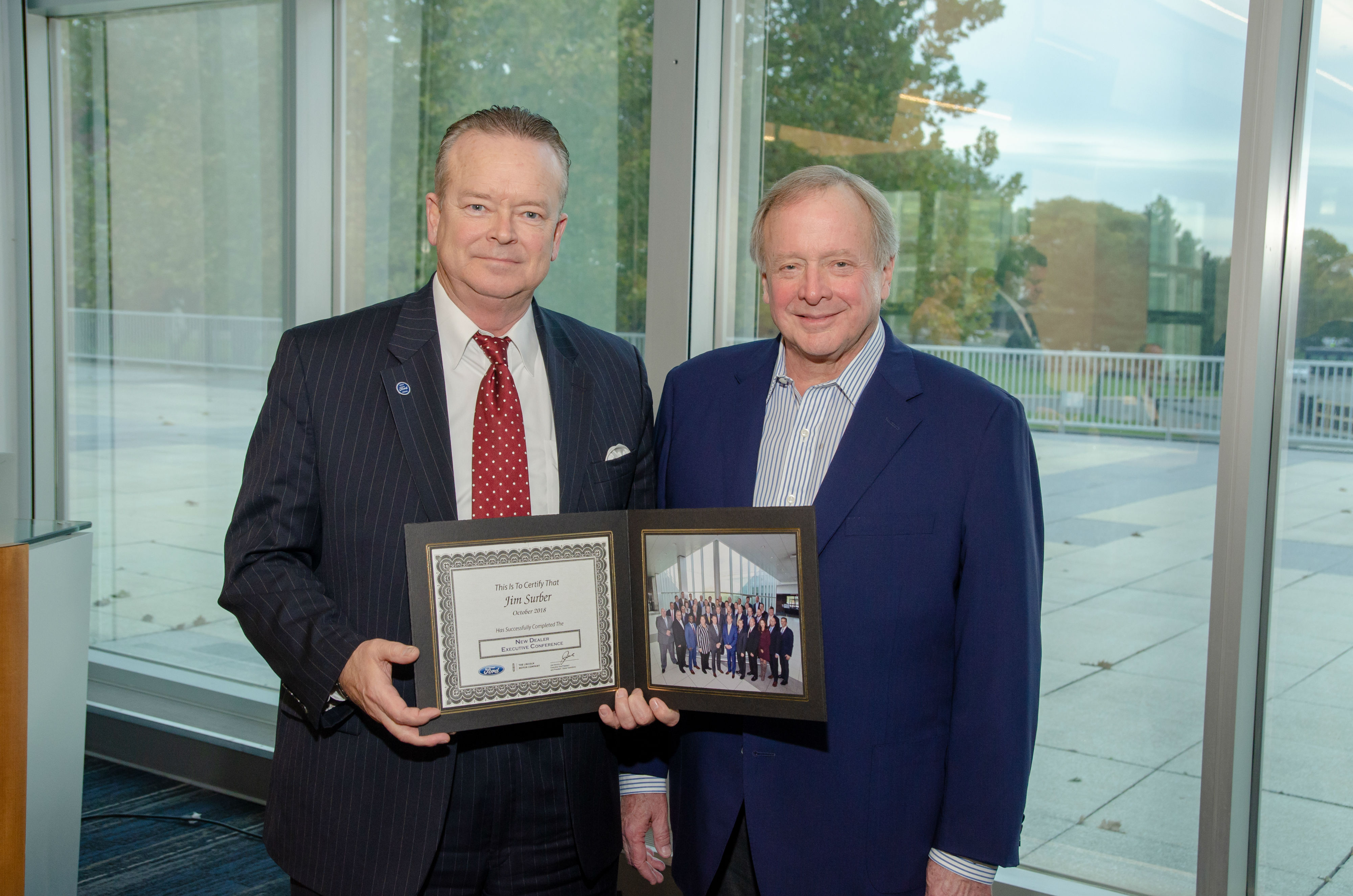 Jim Surber meets Edsel B. Ford, II | Orange Leader
