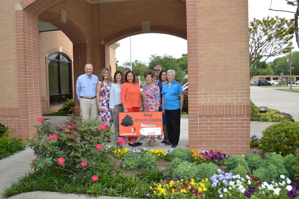 Keep Orange Green Sabine FCU receives KOCB award for Beautification ...