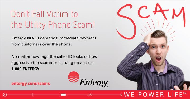 Entergy Texas reminds customers to watch out for utility bill scam ...