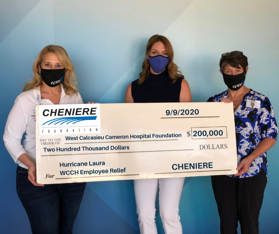 WCCH Foundation Receives $200,000 Donation from Cheniere to Establish ...