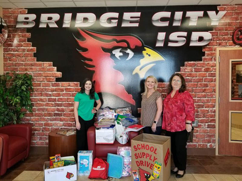 Edward Jones donates supplies to BCISD - Orange Leader | Orange Leader