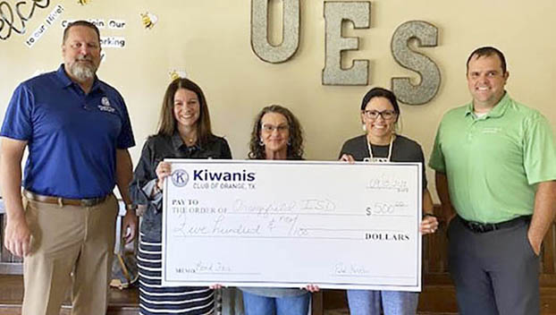 Orange Kiwanis Club donates to Orangefield Elementary - Orange Leader ...