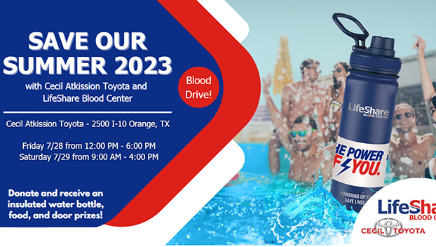 LifeShare Blood Center partnering with Cecil Atkission Toyota for 2-day ...