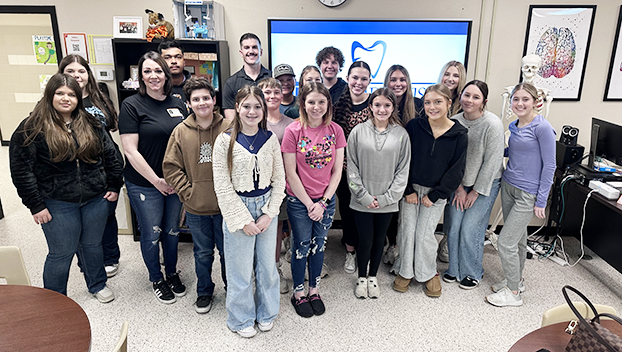 PHOTO FEATURE — Dr. Edgerly leads dentistry talk at Orangefield High ...