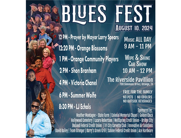 Blues Fest coming to Orange August 10 | Orange Leader